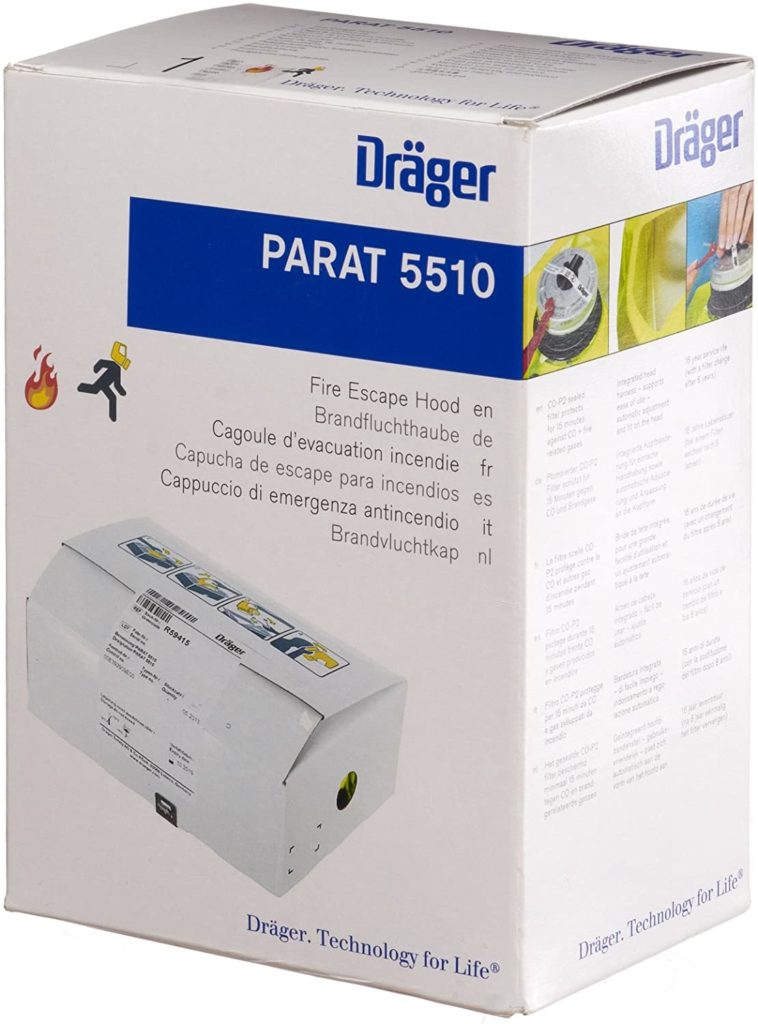 Dräger PARAT 5510 Fire Escape Mask - Firemask UK